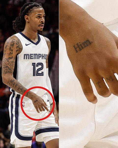 Explore Ja Morant’s 18 tattoos and their meanings including Ja Morant’s ...
