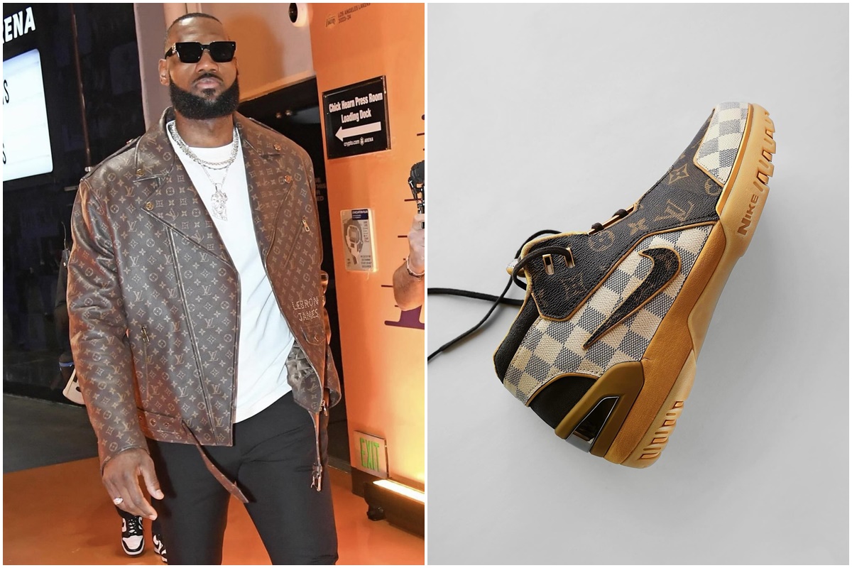 LeBron James Unveils Nike LeBron 1 Collaboration with Louis Vuitton ...
