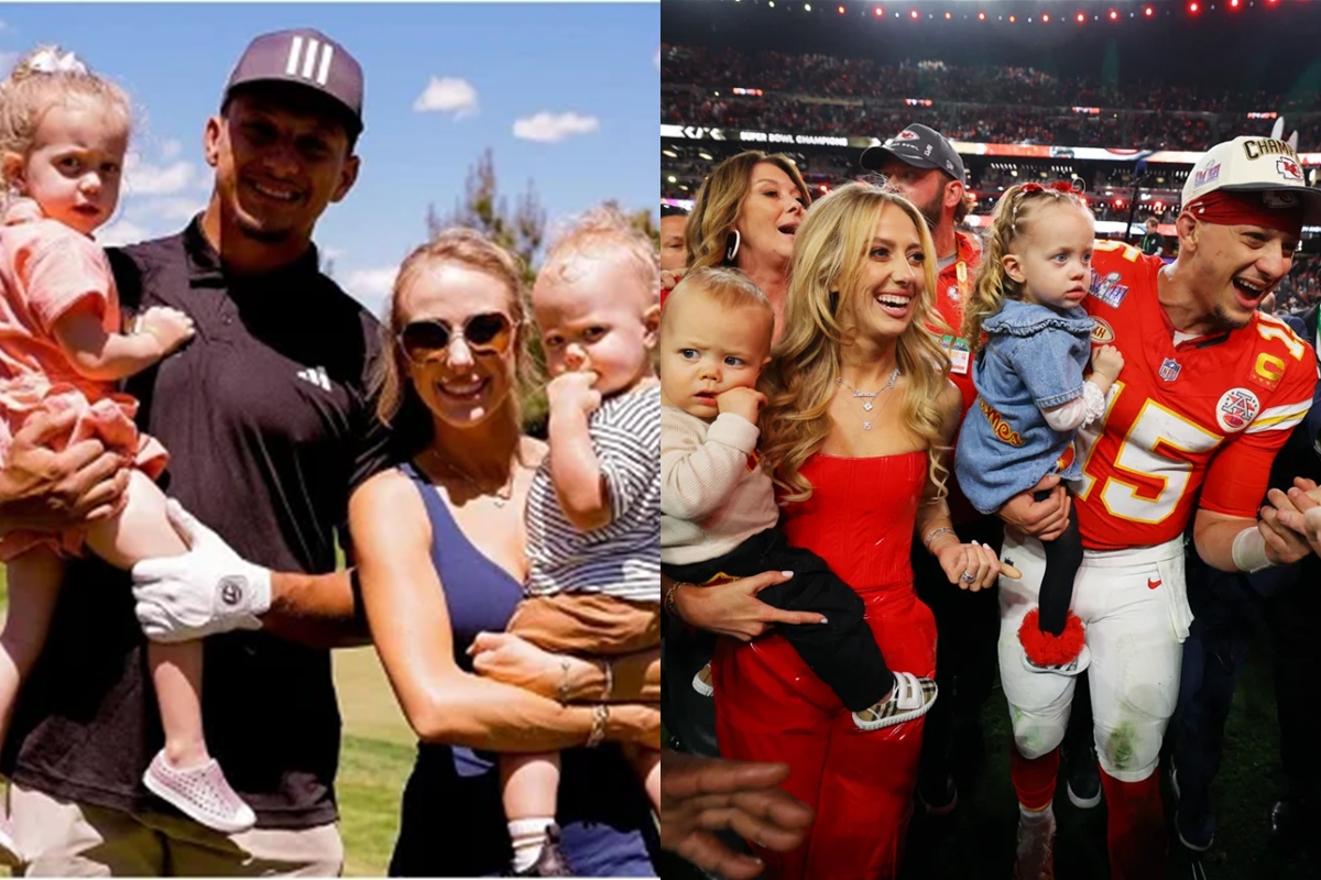 Brittany Mahomes Enjoys Ice Cool Moment With Sterling and Bronze After ...