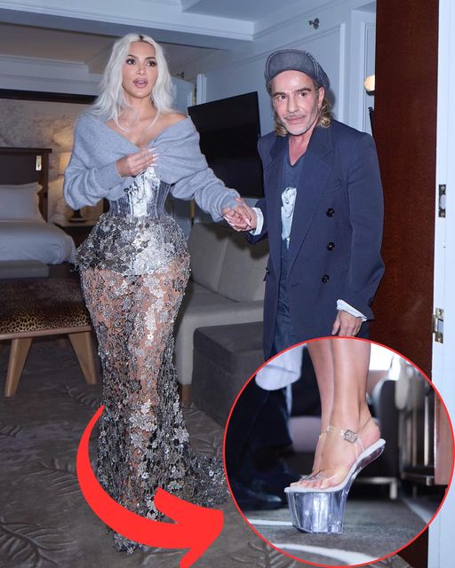 Kim Kardashian Shocks Fans With Pic of Her Invisible Heels at 2024 Met ...