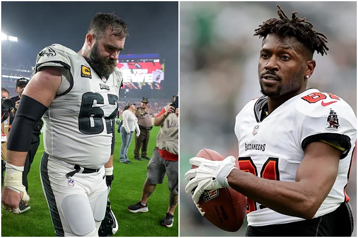 Antonio Brown mocks Jason Kelce's recent comments about possibly having CTE - News