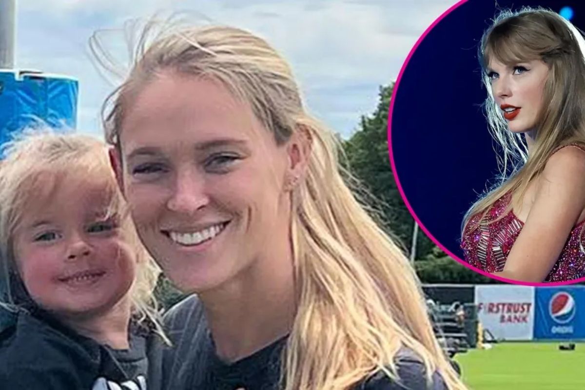 ‘took my breath away ‘ Kylie Kelce reveals what daughter Wyatt said about Taylor swift and uncle ...