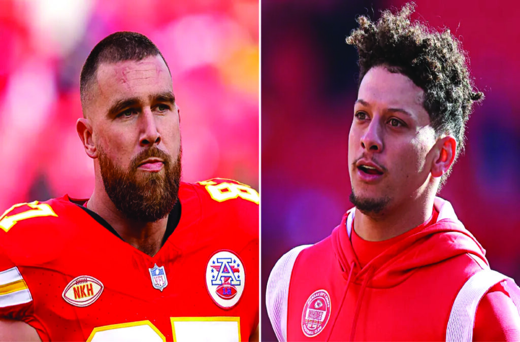 Travis Kelce, along with Jason Kelce and NFL fans, shed tears and prayed for Patrick Mahomes ...