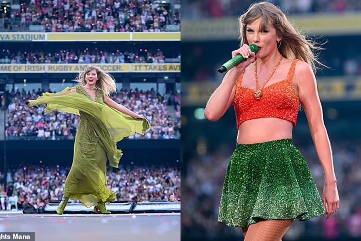 Taylor Swift sends fans WILD as she channels the iconic Irish flag with ...