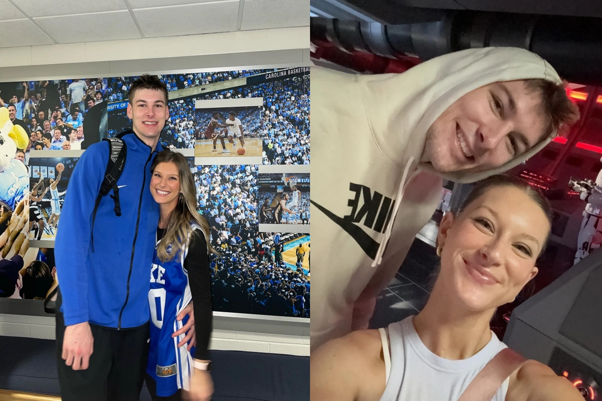 Mom of Duke star Kyle Filipowski's fiancée Caitlin Hutchison speaks out ...