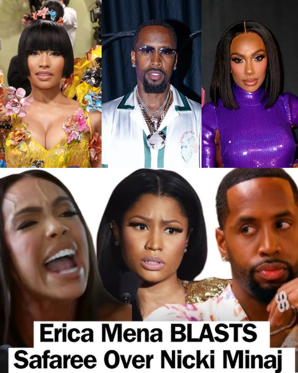 Nicki Minaj parece estar gostando do drama do relacionamento de Safaree ...