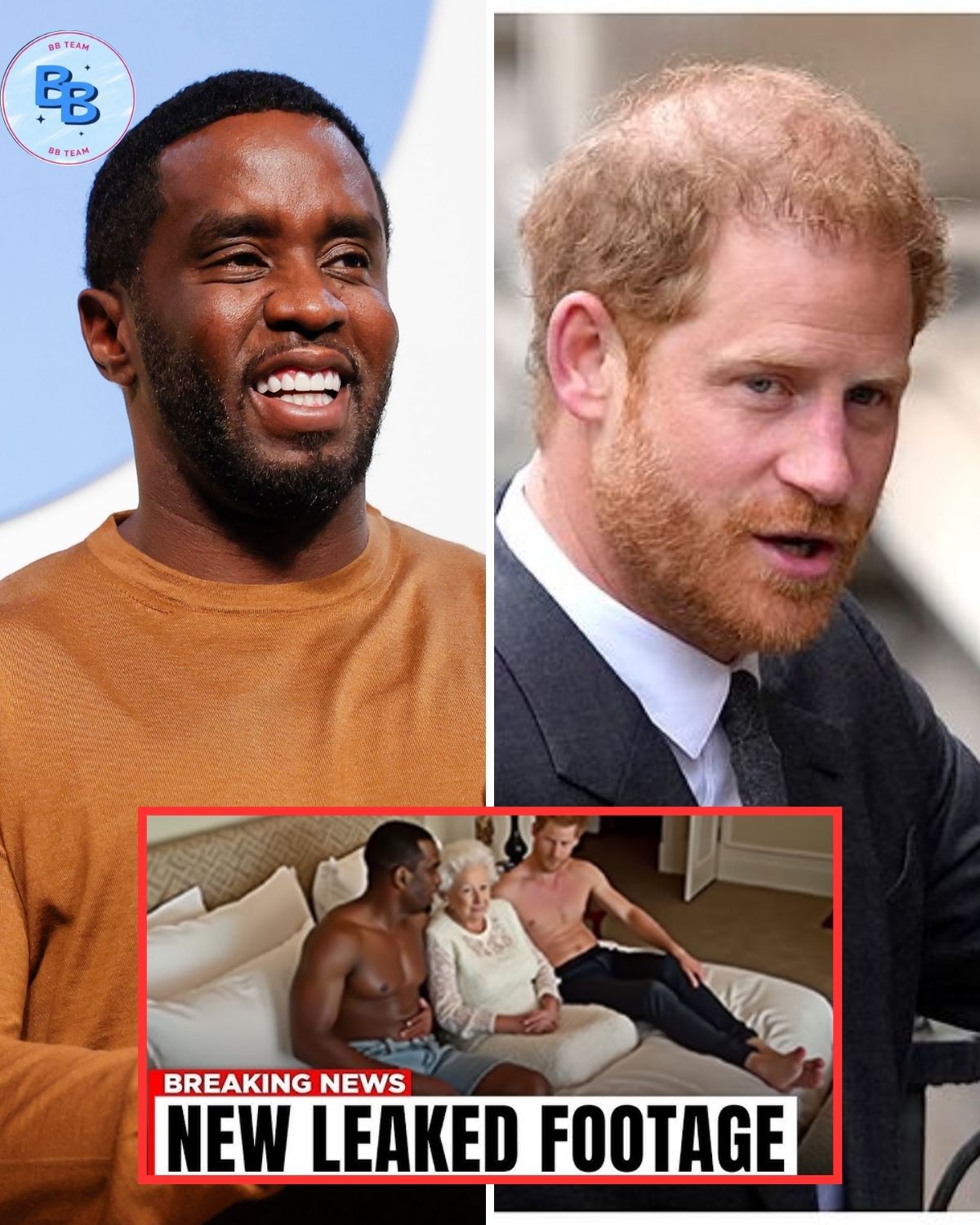 As novas filmagens da festa de Diddy, Príncipe Harry e Rainha Elizabeth mudam tudo...-n - News