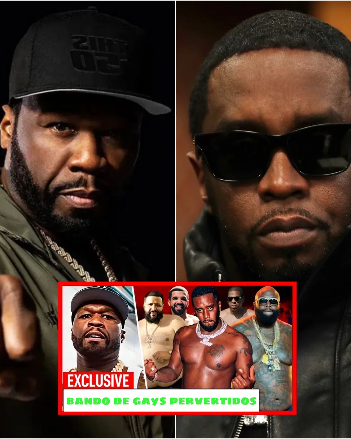 50 Cent AGITA HOLLYWOOD com seu anúncio de que vai denunciar todos os ...