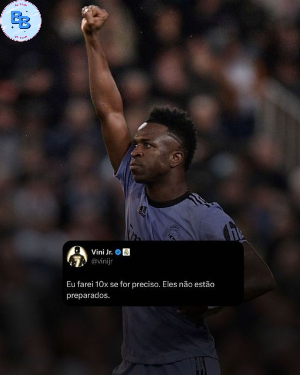 'VOU FAZER 10 VEZES MAIS SE NECESSÁRIO! ’’ 🔥🔥 Depois do segundo lugar na Bola de Ouro, Vini Jr ...