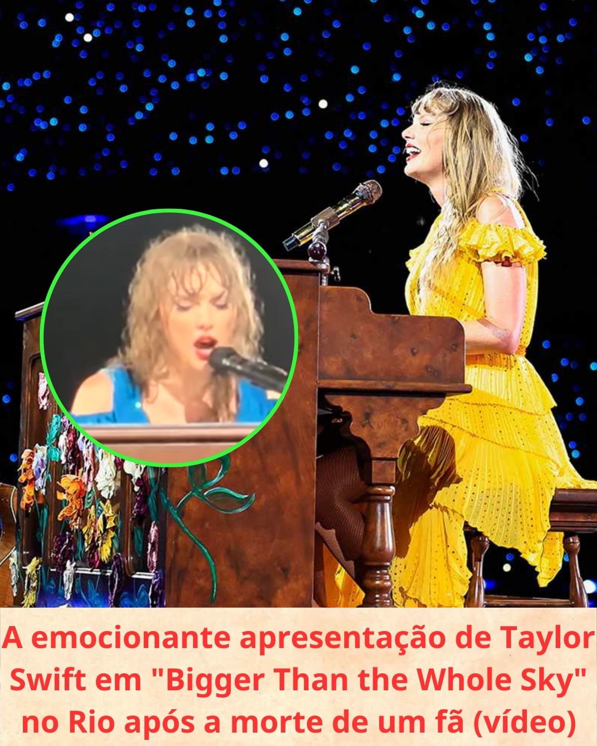 A emocionante apresentação de Taylor Swift em "Bigger Than the Whole ...