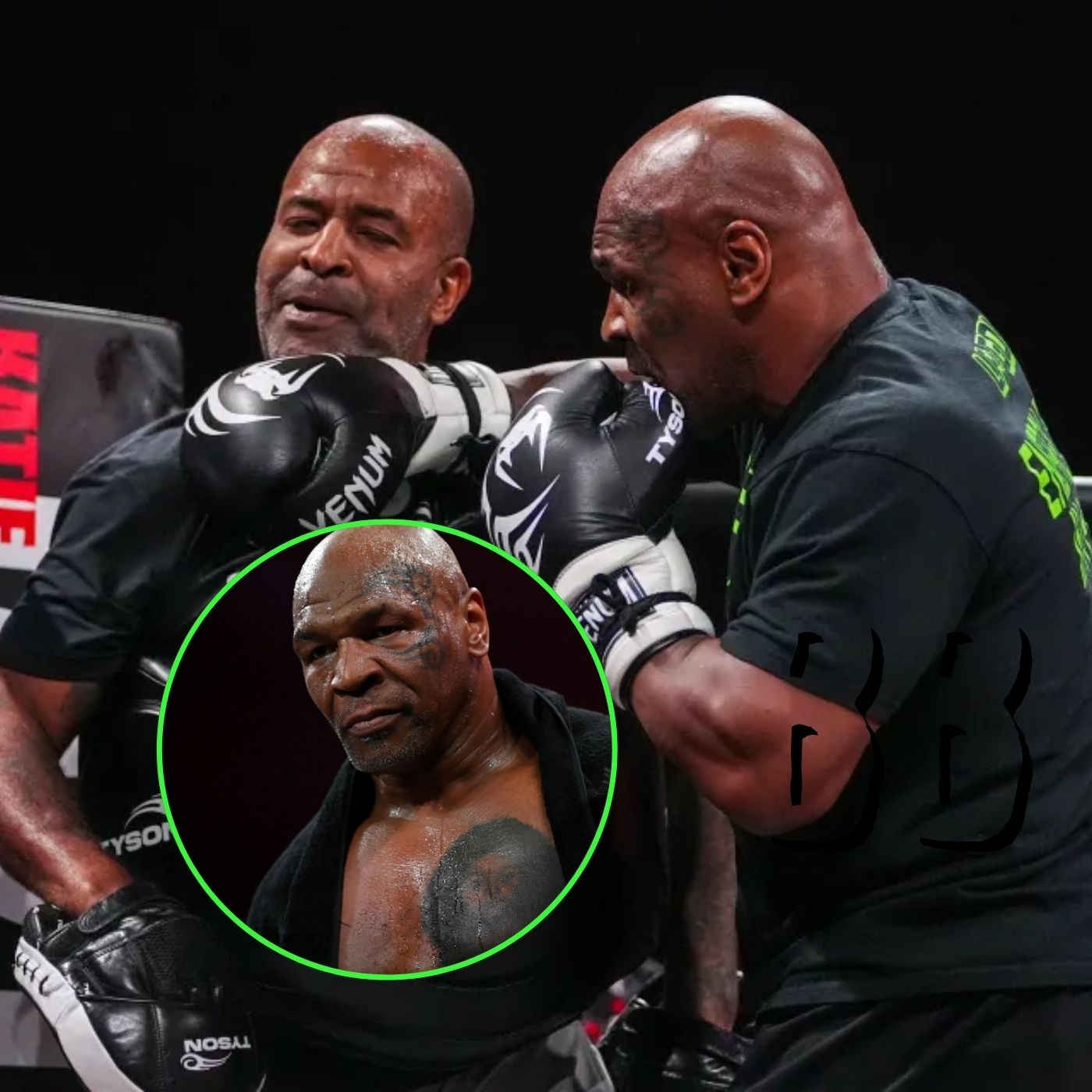 FRIENDLY FIRE Mike Tyson quase nocauteia seu próprio treinador em treino aberto poucos dias ...