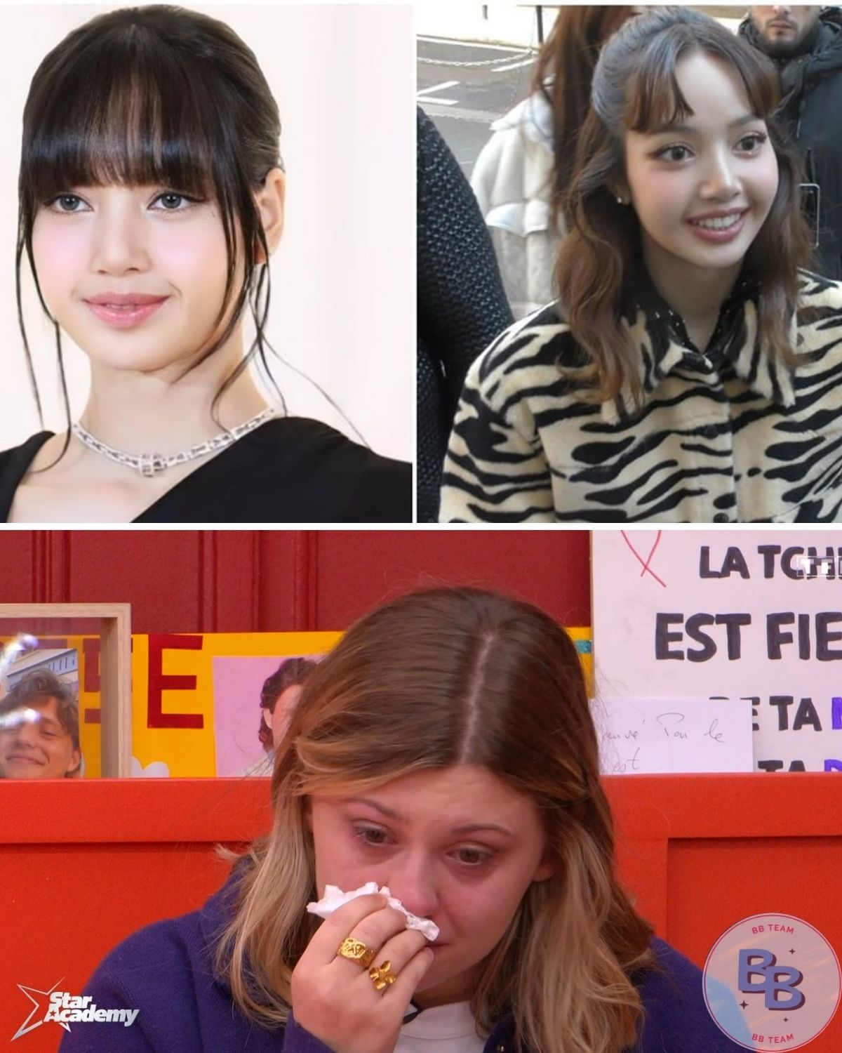 Marine, Franck et Ebony ont rencontré la chanteuse Lisa du groupe ...