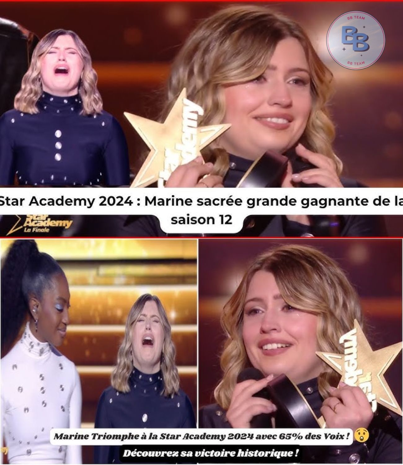 Star Academy 2024 : Marine Remporte la Star Academy 2024 avec 65% des Voix ! la Finale ...