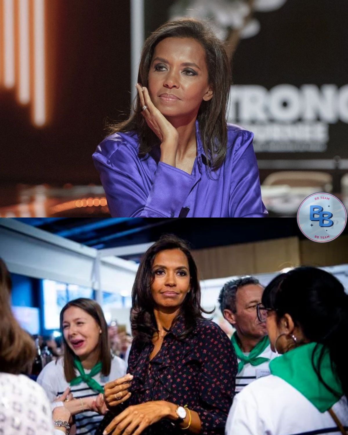 Karine Le Marchand emprunte depuis ses débuts à la télé le nom de famille d'un ex et on sait ...