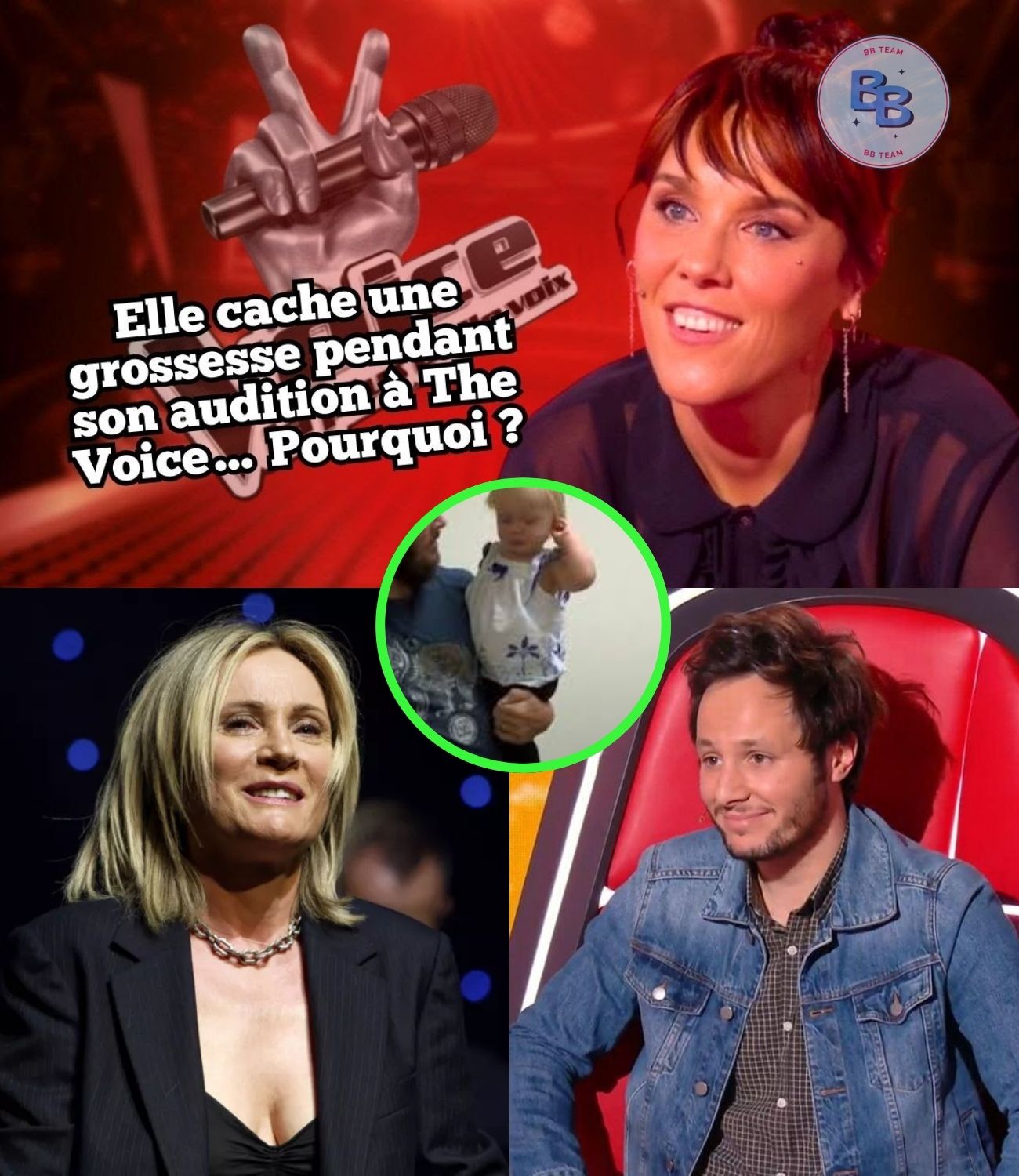 Bébés et voix L'histoire INCROYABLE de cette candidate qui a tout caché ...