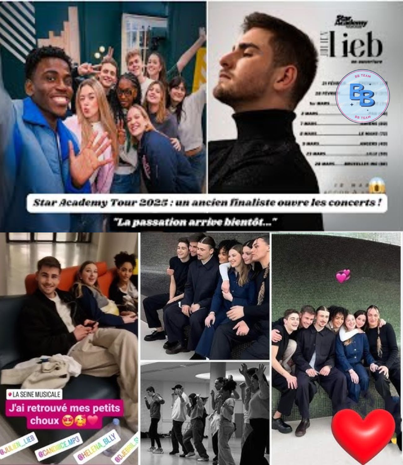 Star Academy Tour 2025 :La première personne qui agit est la plus ...