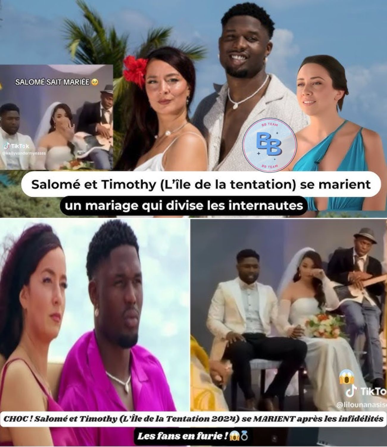 CHOC ! Salomé et Timothy (L’Île de la Tentation) se MARIENT après les ...