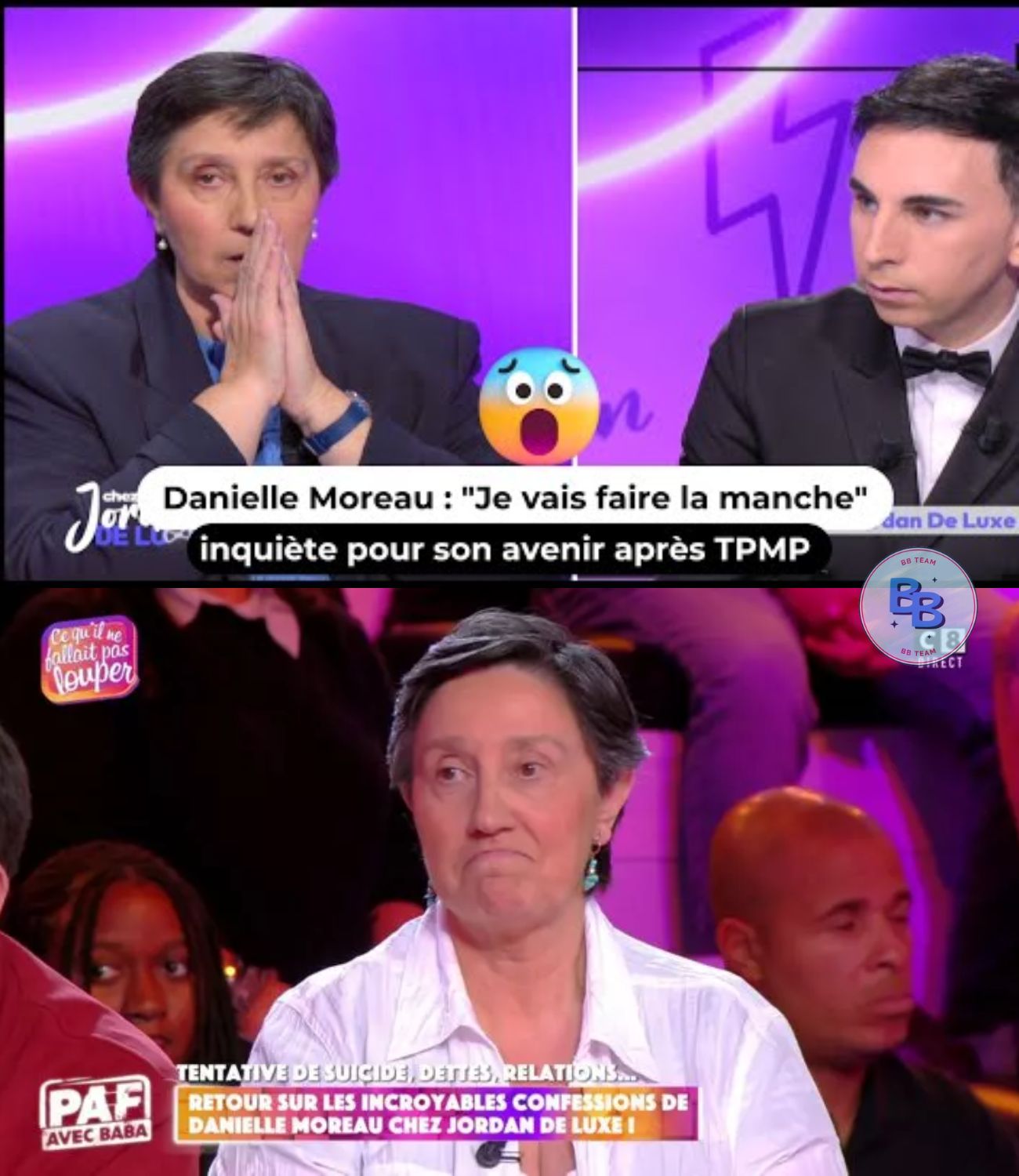 HOT : Danielle Moreau paniquée pour son avenir financier après l'arrêt de TPMP : 'Je vais finir ...