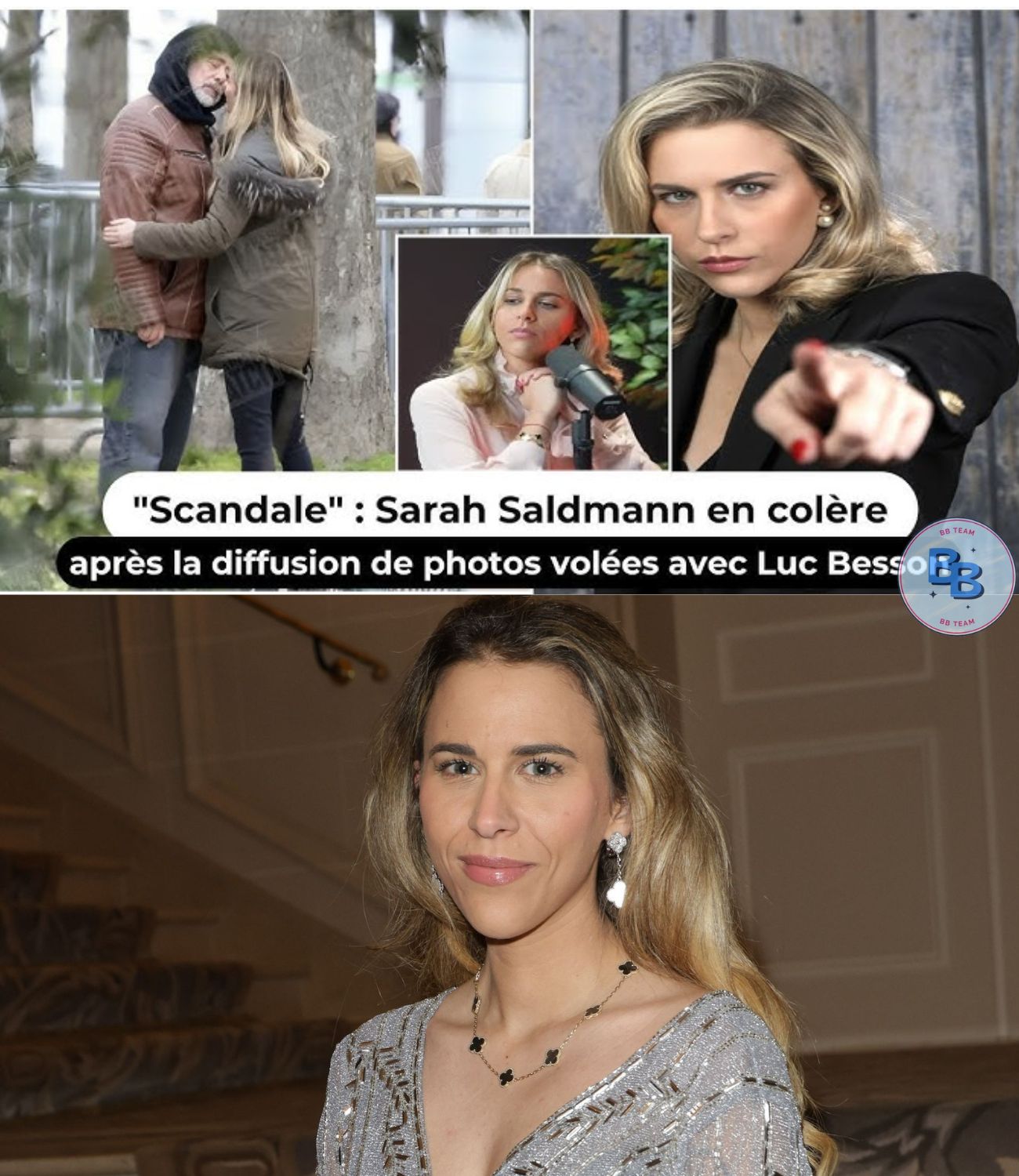"Scandale" : Sarah Saldmann en colère après la diffusion de photos ...