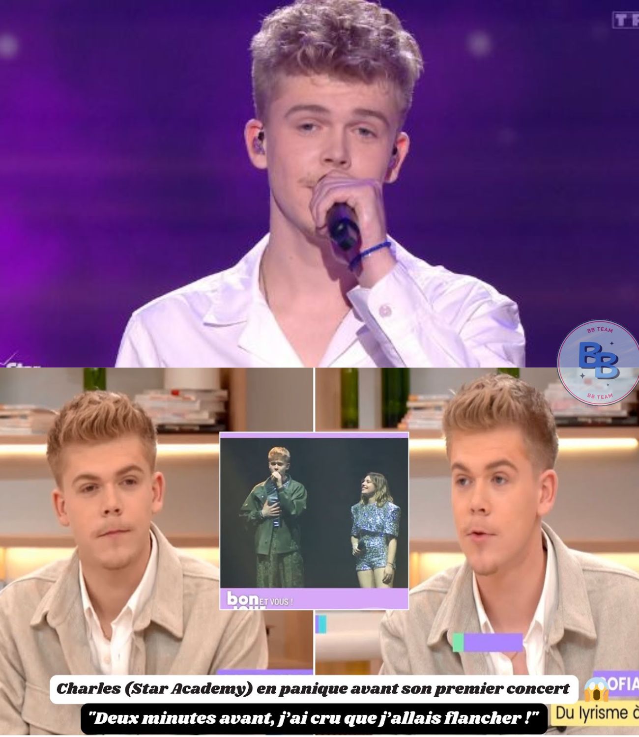 Charles (Star Academy) en Panique Avant son Premier Concert : 'J’ai Cru ...