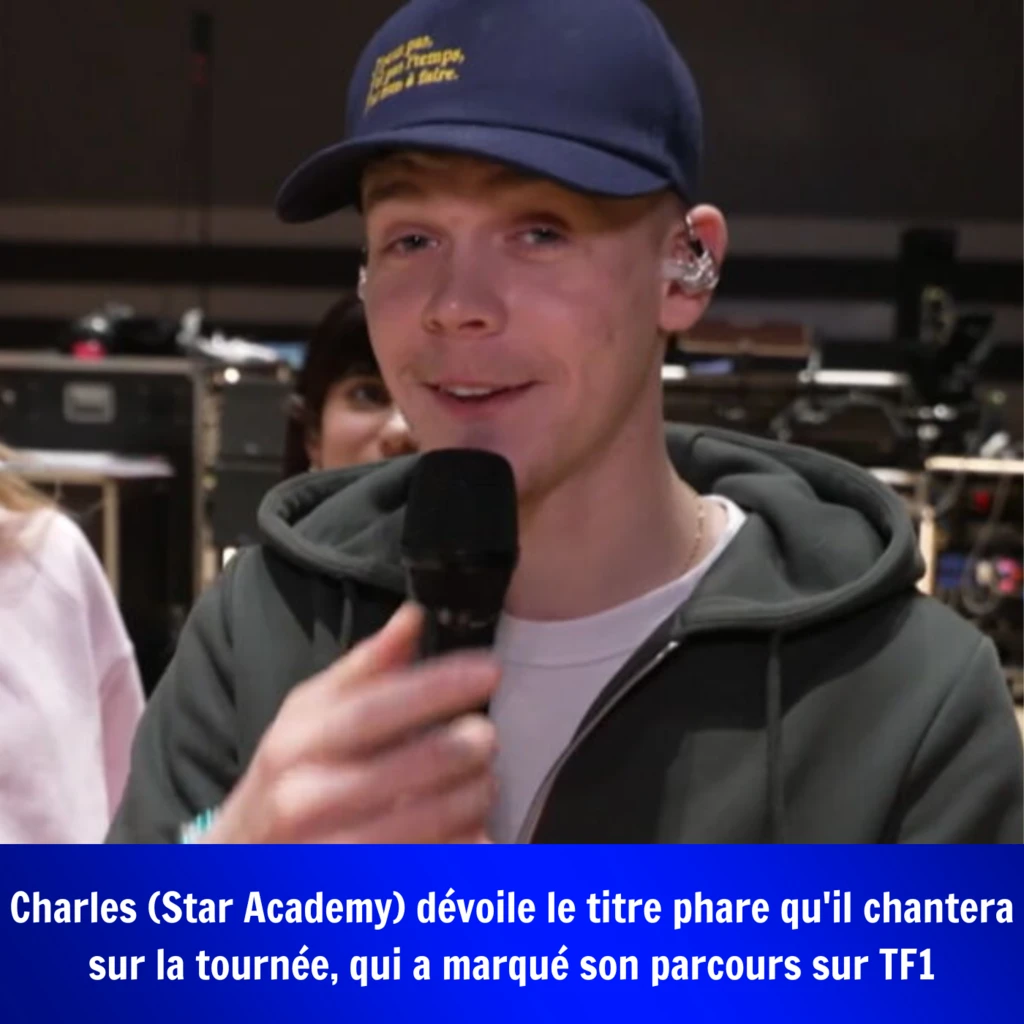Charles (Star Academy) dévoile le titre phare qu'il chantera sur la ...