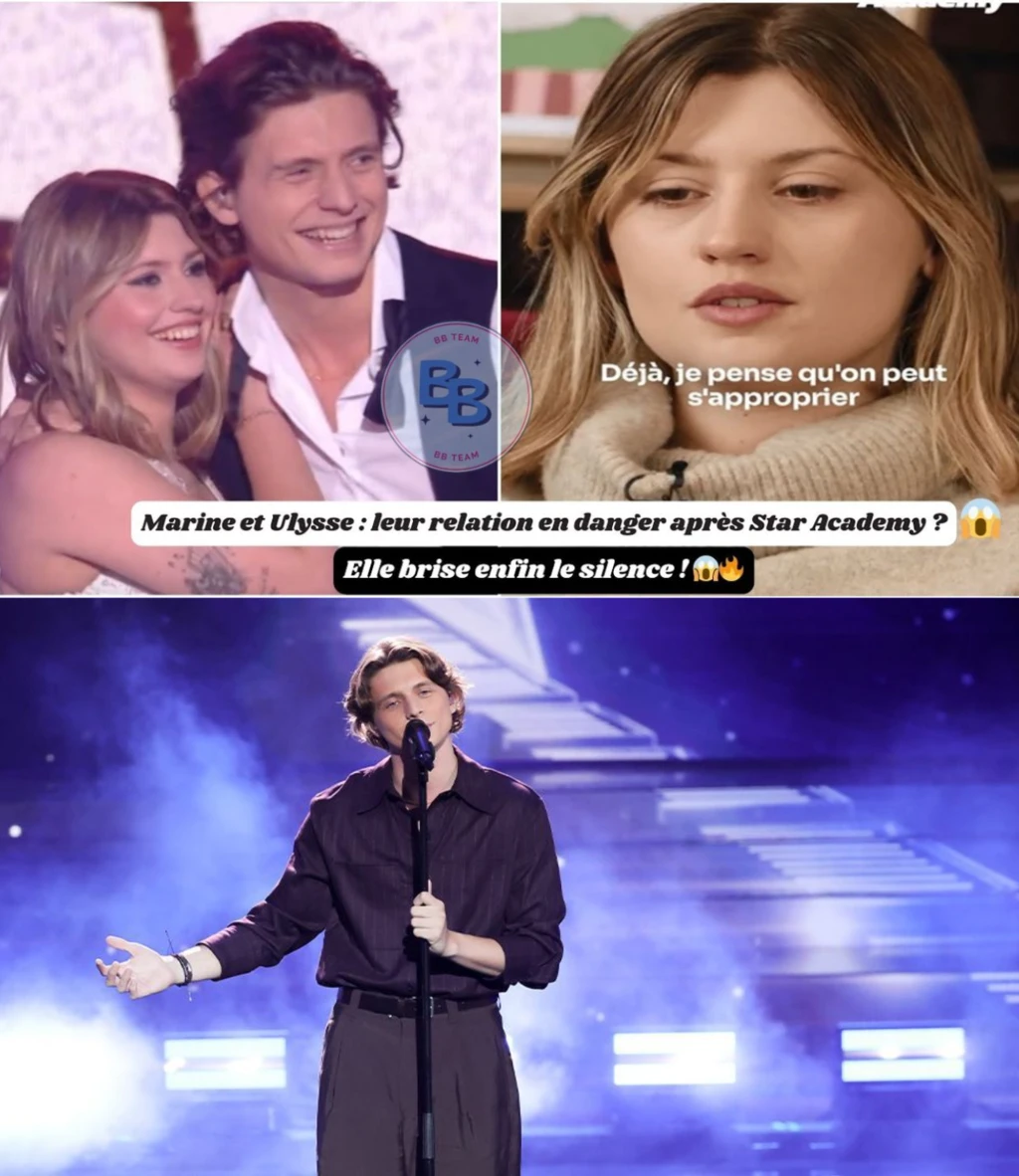 Marine brise le silence sur sa relation avec Ulysse après Star Academy directement sur la scène ...