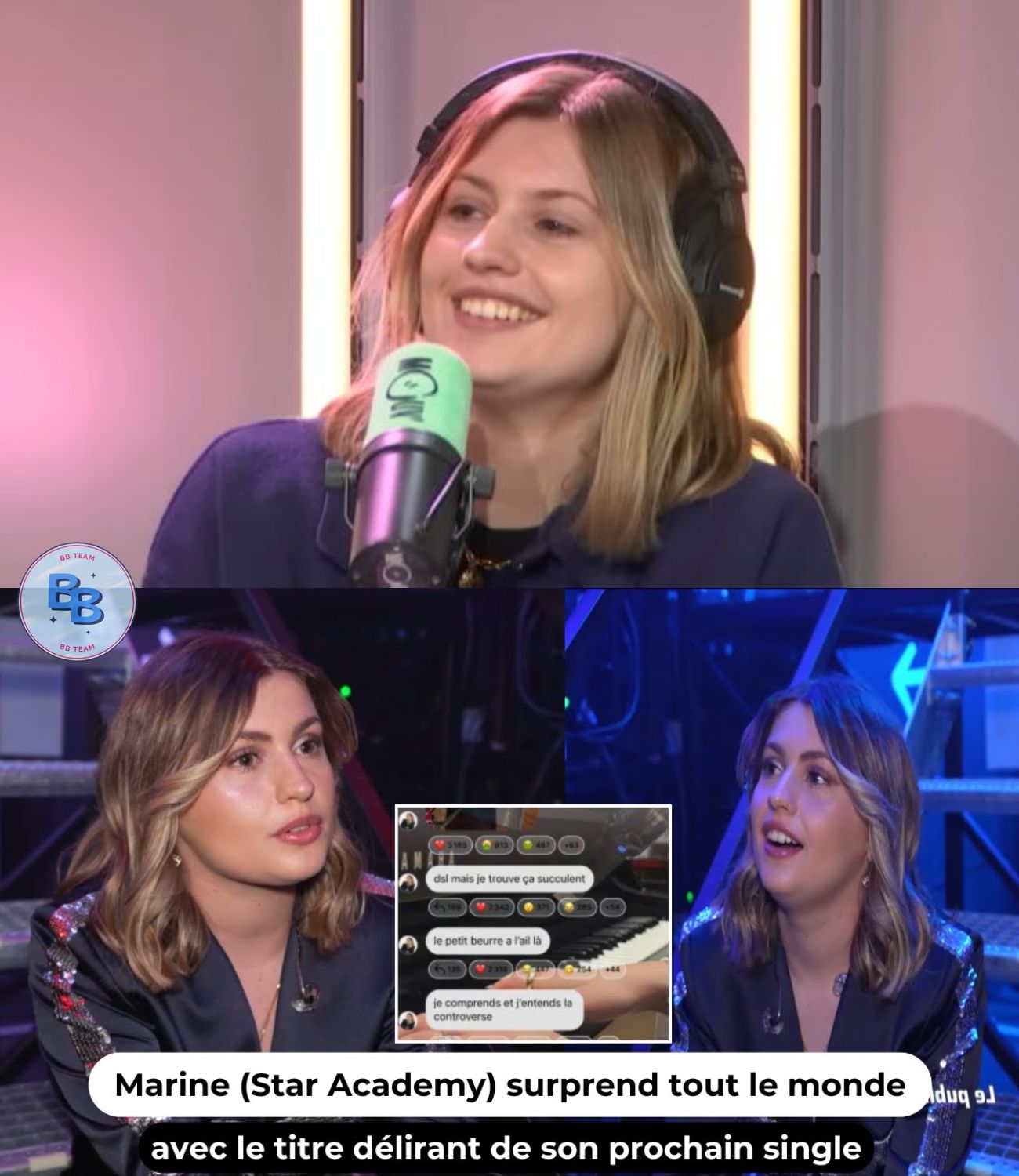 Marine (Star Academy) surprend tout le monde en dévoilant le titre fou de son prochain single ...
