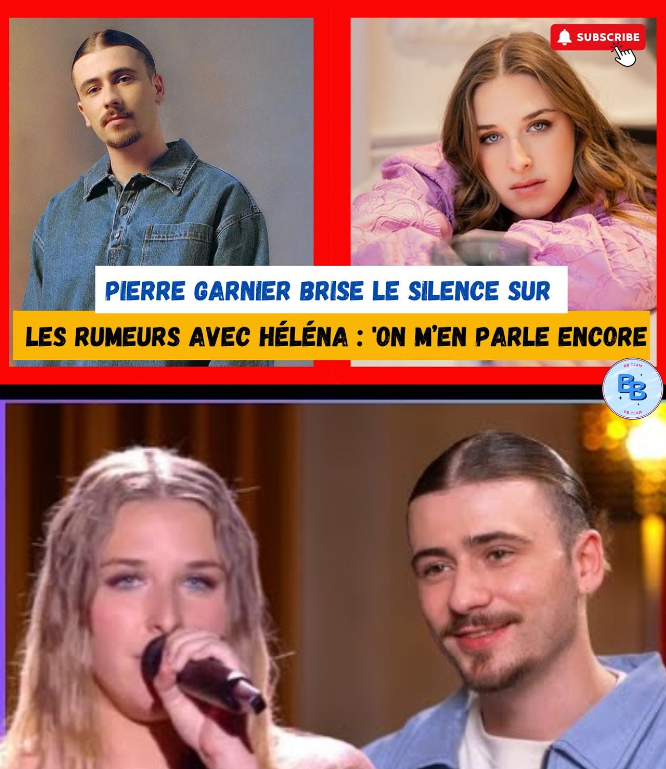 "Pierre Garnier brise le silence sur les rumeurs avec Héléna : 'On m’en ...