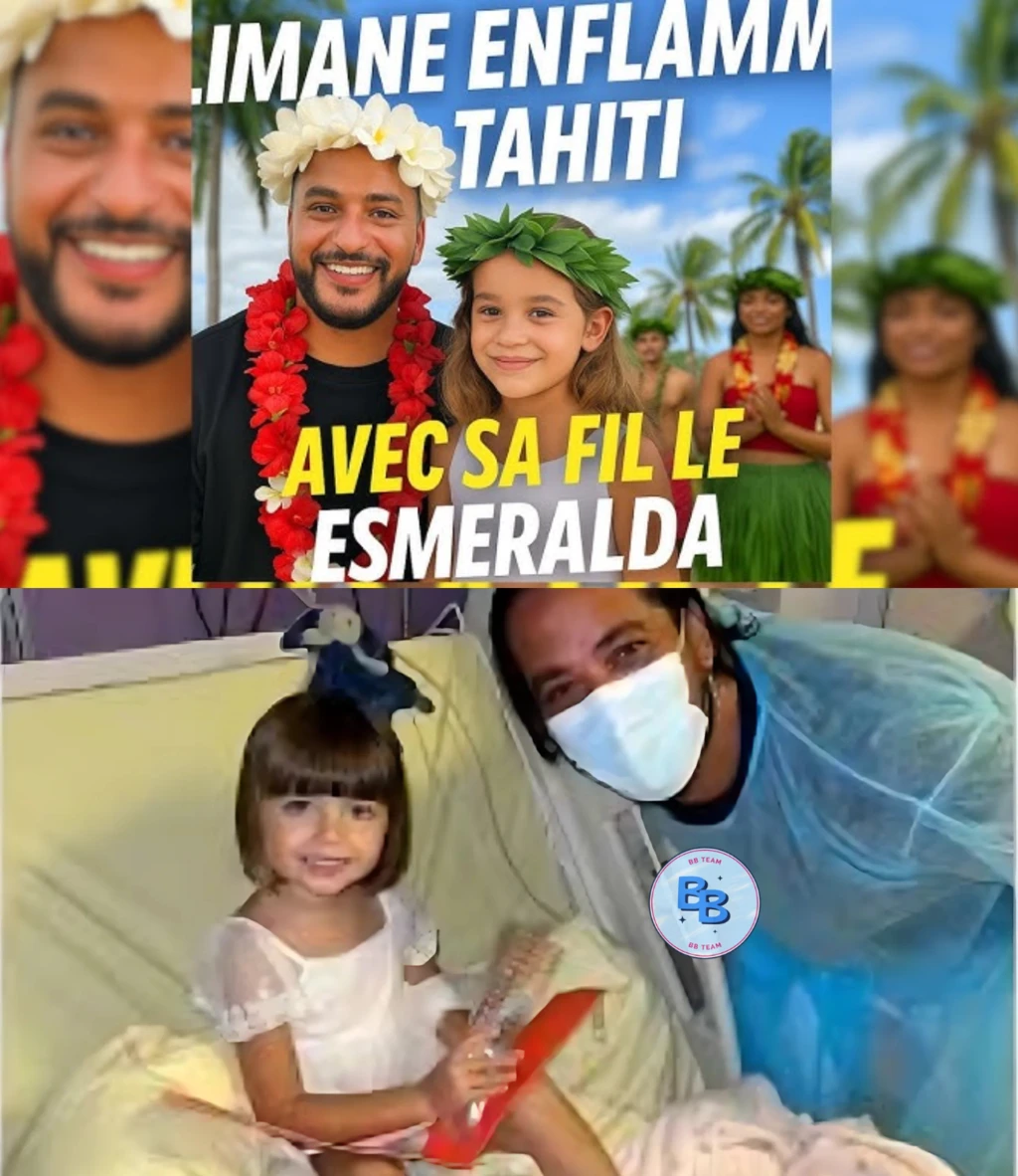Slimane enflamme Tahiti avec sa fille Esmeralda : accueil royal et ...