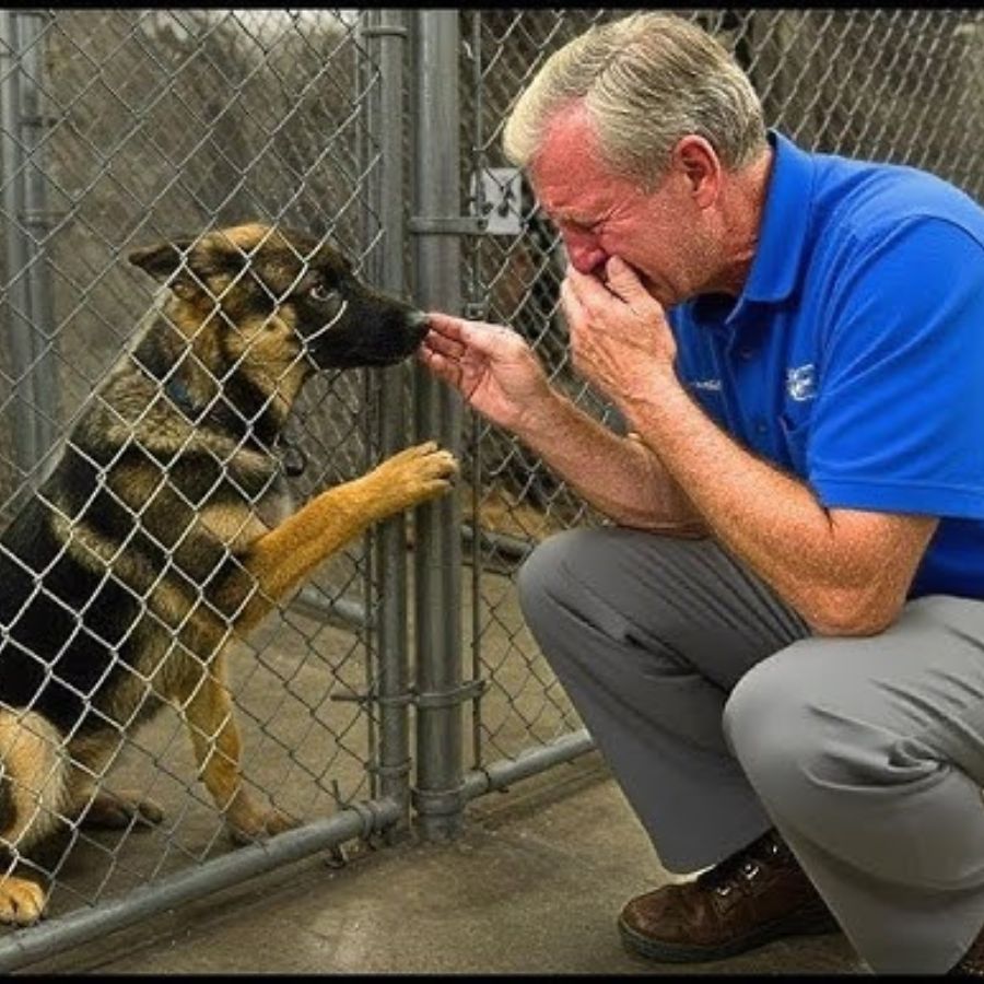 Le berger allemand pleurait toutes les nuits au refuge, jusqu'à ce qu ...
