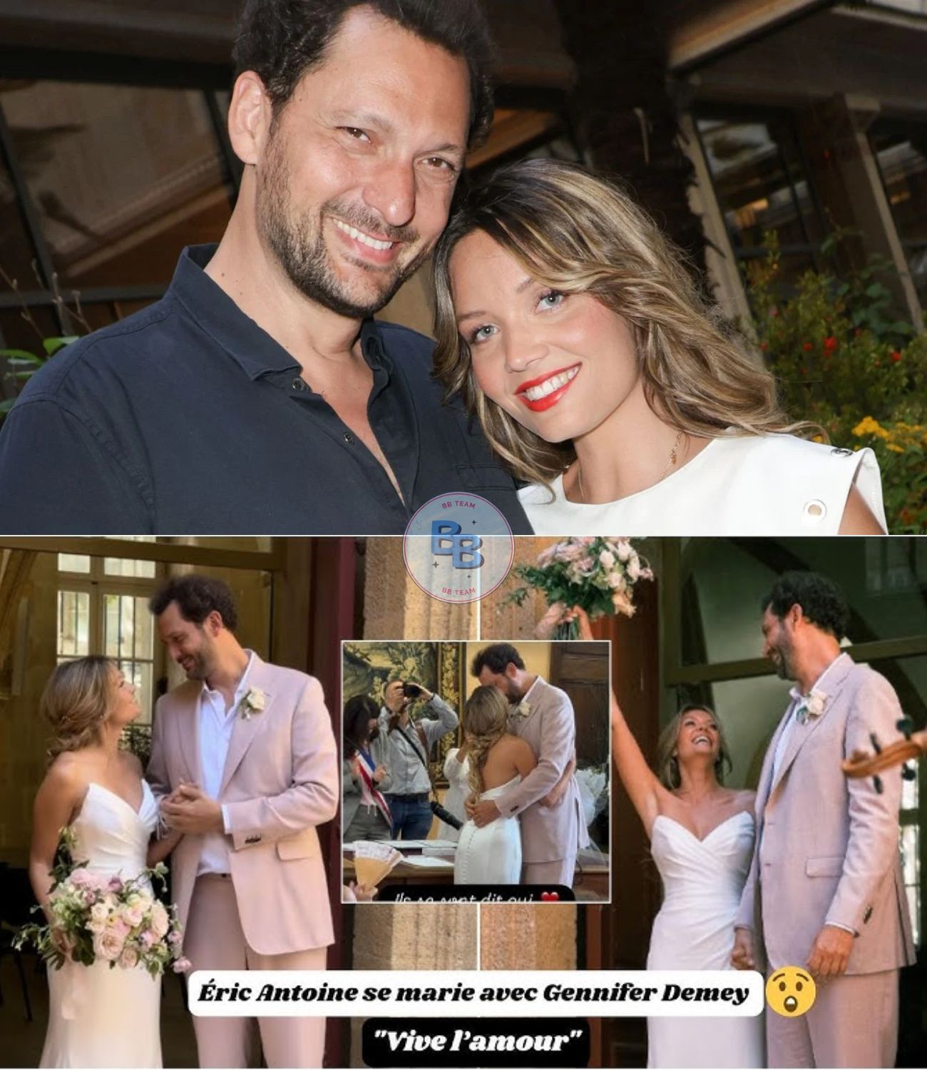 Éric Antoine et Gennifer Demey mariés : une cérémonie marquée par l ...