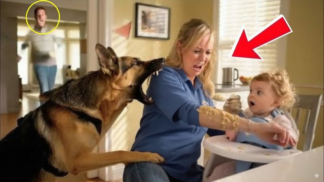 Cão K9 Pastor Alemão Morde Babá no Café da Manhã, Então a Polícia ...